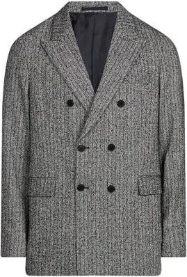 Saison 1865 Veste Isolv en laine et soie m&eacute;lang&eacute;e