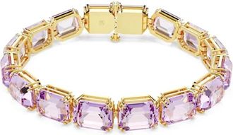 Swarovski Square Link Armband - - Accessories - Damen - Gelb - ONE SIZE