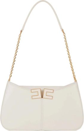 Elisabetta Franchi Femme, Sacs, Blanc, Taille: ONE Size Sac bandouli&egrave;re