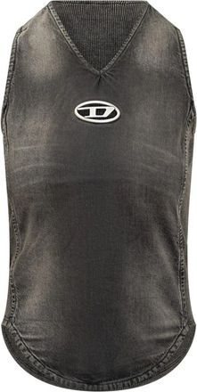 Diesel Femme, Tops, Noir, Taille: 42 FR De-nessi-s1 Top