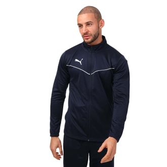 Puma teamRISE Poly Trainingsjacke blauweiss, XL Herren