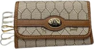 Dior Porte-cl&eacute;s vintage doccasion - Femme - Pre-owned - Beige - Taille: ONE Size