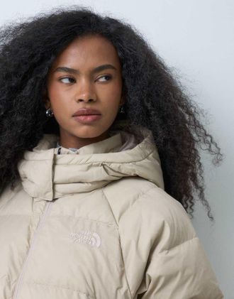 The North Face Hydrenalite City Daunenjacke in Taupe-Wei&szlig;