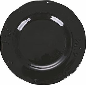 Villa D'Este Home Tivoli Set 6 Teller aus emailliertem Steinzeug &Oslash;27 cm, Duchessa Stones