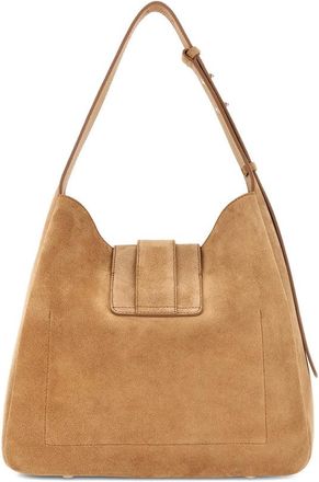 Hogan Calf Suede Shoulder Bag - Brown