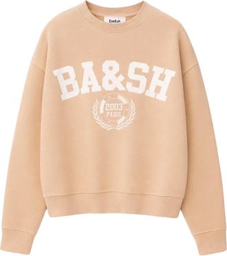 BA&SH Femme, Sweatshirts et sweats &agrave; capuche, Beige, Taille: 38 FR Benjamin SweaT-shirt