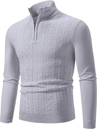 Generic Veste en polaire pour homme - Automne et hiver - Sweat tendance - Édition régulière - Pull à manches dépaule - Couleur unie - Pour la vie quotidienne 