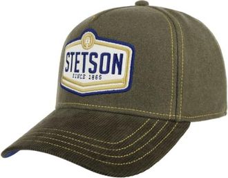 Stetson Wordmark Patch Casquette de baseball Strapback Homme/Strapback - Boucle en m&eacute;tal avec visi&egrave;re Printemps-&Eacute;t&eacute; Automne Hiver Printemps &Eacute;t&eacute; Automne Hiver 