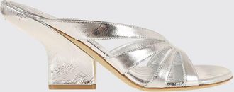 Dries Van Noten Sandalen Mit Absatz Damen Farbe Silber