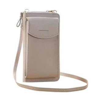 Generic The Original Clutch Wallet Trendy Mobile Phone Bag Korean Fashion Grande Capacit&eacute; Double Couche Portefeuille Multi Fonctionnel Femme Sac Bandouli&egrave;re B