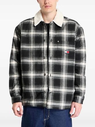 Tommy Jeans surchemise à carreaux - Noir