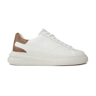 Guess Leder-Sneakers Elba - Wei&szlig;e T&ouml;ne - - Shoes - Herren - Wei&szlig; - 43 EU