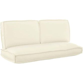 vidaXL Pallet Kissen Set 3 pcs Creme 120 x 60 x 12 cm Oxford Stoff vidaXL