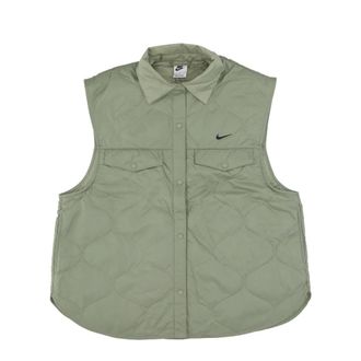 Nike Steppweste ohne &Auml;rmel - - Sport - Damen - Gr&uuml;n - L