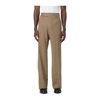 Dolce & Gabbana Beige Stilvolle Wollhose - - Trousers - Herren - Beige - M