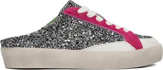 Eva Minge Pantoletten Eva Minge AHRI-25/502 Silberfarben