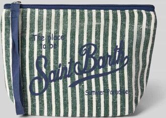 MC2 Saint Barth Kosmetiktasche aus Leinen mit Statement-Print Modell ALINE