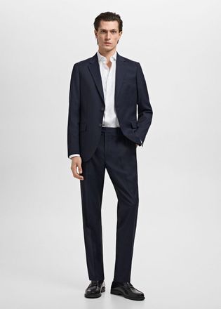 Mango Chemise costume coton slim-fit blanc - Homme - XXL - MANGO MAN