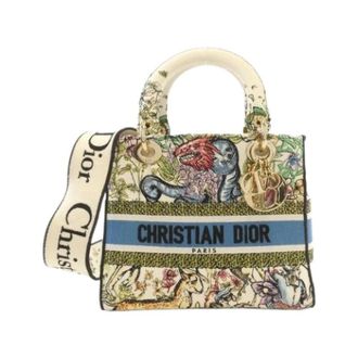 Dior Pre-owned D-Constellation Lady D-Lite Medium Bag - - Pre-owned - Damen - Beige - ONE SIZE