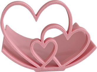 Generico Papierrollenhalter, modernes in Herzform, Papierrollenhalter f&uuml;r die Arbeitsplatte, f&uuml;r Zuhause, Landhaus, Bad, Bar, oder Schrank