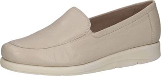 Caprice Damen Slipper aus Leder Elegant, Cremefarben (Offwhite Nappa), 41 EU