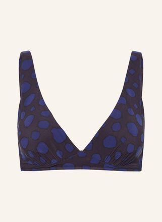 Maryan Mehlhorn Maryan Mehlhorn B&uuml;gel-Bikini-Top Blue Dots schwarz