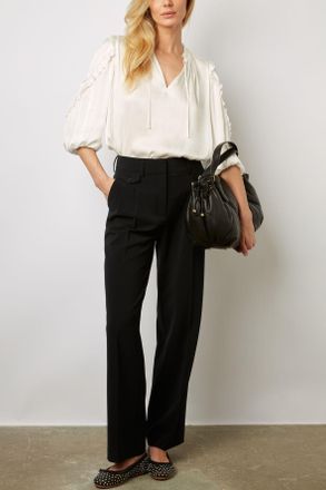 Gerard Darel Pantalon droit &agrave; pince - CARMELITA - Marine