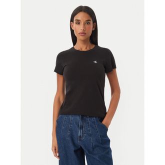 Calvin Klein Jeans T-Shirt J20J212883 Schwarz Regular Fit