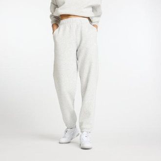 New Balance Damen Sport Essentials Fleece Jogger in Grau, Baumwollfleece, Gr&ouml;&szlig;e 2XL