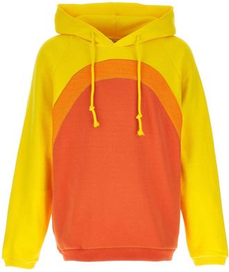 ERL hoodie en coton à effet dégradé - Orange