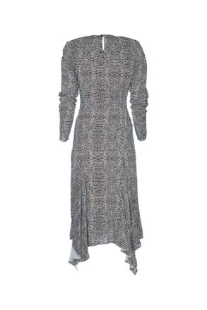 Elisabetta Franchi Womens Stampa Dress Black Knit
