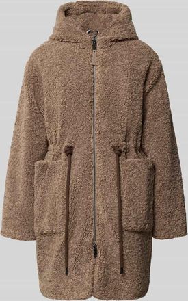 Brax Regular Fit Teddymantel mit Kapuze Modell Yasmin