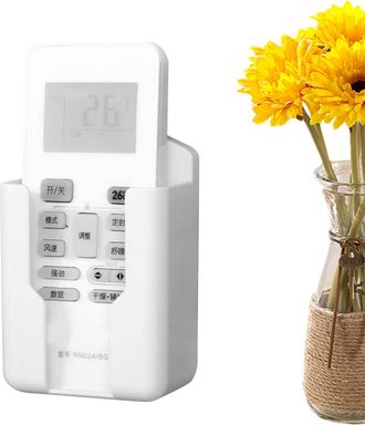 Generic Aufbewahrungsbox für Fernbedienung, selbstklebende Halterung für TV-Fernbedienung, Wandmontage, praktischer Fernbedienungs-Organizer, Nachttisch,, Hei