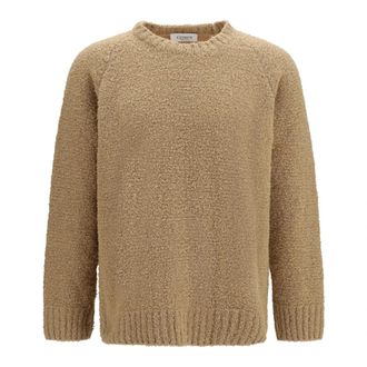 Laneus Rundhals-Pullover - - Knitwear - Herren - Braun - L