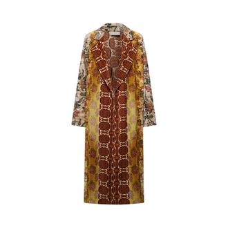 Pierre-Louis Mascia Revdox Langer Mantel - - Coats - Damen - Mehrfarbig - XL