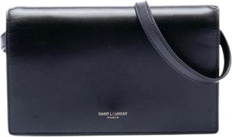 Saint Laurent Sac bandouli&egrave;re Pre-owned - Femme - Pre-owned - Noir - Taille: ONE Size