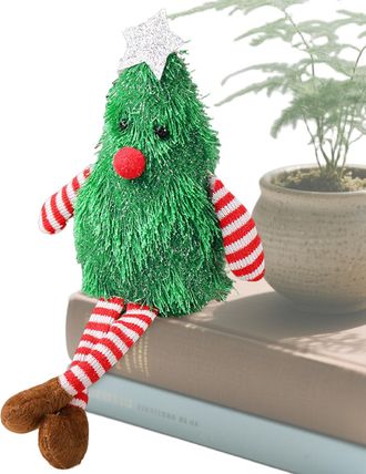 Generic Plüschpuppe Fest, Dekoration für Innenräume in Form eines Weihnachtsbaums mit Lichtern | Festliche Tischdekoration für Desktop Schule und Zuhause