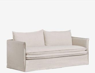 Sklum Sklum - Grace 3-Sitzer-Sofa aus Leinen und Baumwolle
