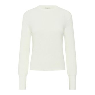 Kaffe Femme, Pulls, Blanc, Taille: 38 FR Chalk Pullover Pull en Tricot