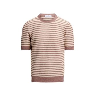 Gran Sasso T-Shirt Paricollo - - Knitwear - Herren - Braun - L