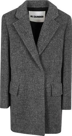 Jil Sander Kurzer Mantel - Schwarz