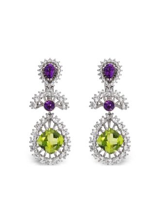 Dolce & Gabbana Eleganza Ohrringe mit Schmuckstein - Silber