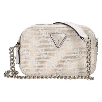 Guess Geh&auml;kelte Umh&auml;ngetasche - - Bags - Damen - Beige - ONE SIZE
