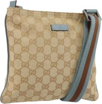 Gucci Pre-owned Vintage GG Canvas Umh&auml;ngetasche - - Pre-owned - Damen - Beige - ONE SIZE