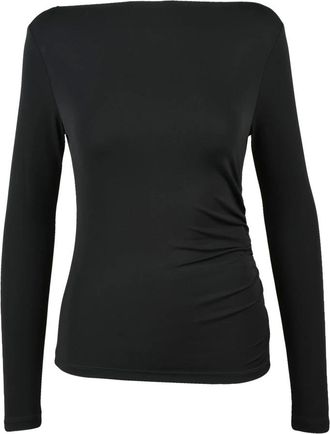 Max Mara Femme, Tops, Noir, Taille: 36 FR Maglia in lycra