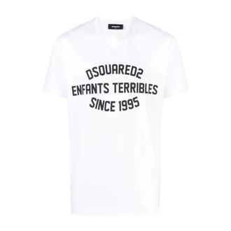 Dsquared2 Homme, Tops, Blanc, Taille: M Cool Fit Tee