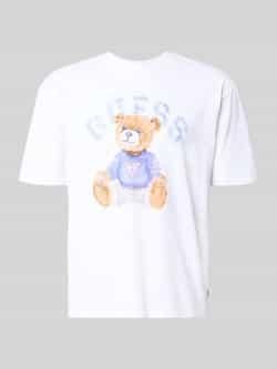 Guess T-Shirt mit Motiv-Print und Rundhalsausschnitt