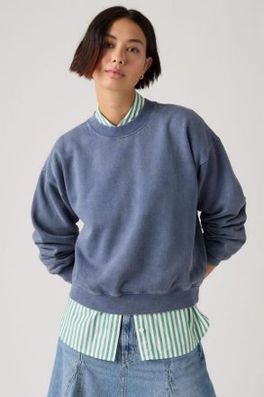 Levi's Sweat Shirt Vintage Boxy - Femme - Bleu / Sunshine Blue - XS