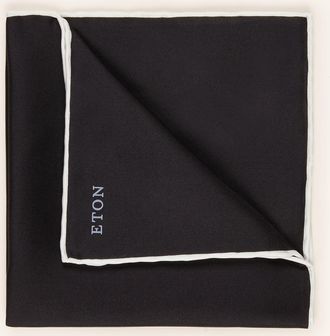 Eton Einstecktuch schwarz