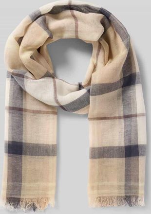 Barbour Schal aus Baumwoll-Leinen-Mix Modell WELTON